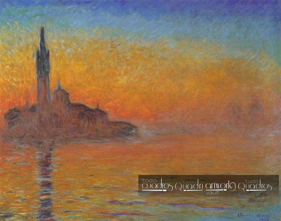"San Giorgio Maggiore at Dusk" by Monet, painting at the Artizon Museum ...