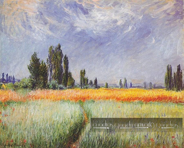 "Wheat Field" by Monet, painting from the Cleveland Museum of Art.