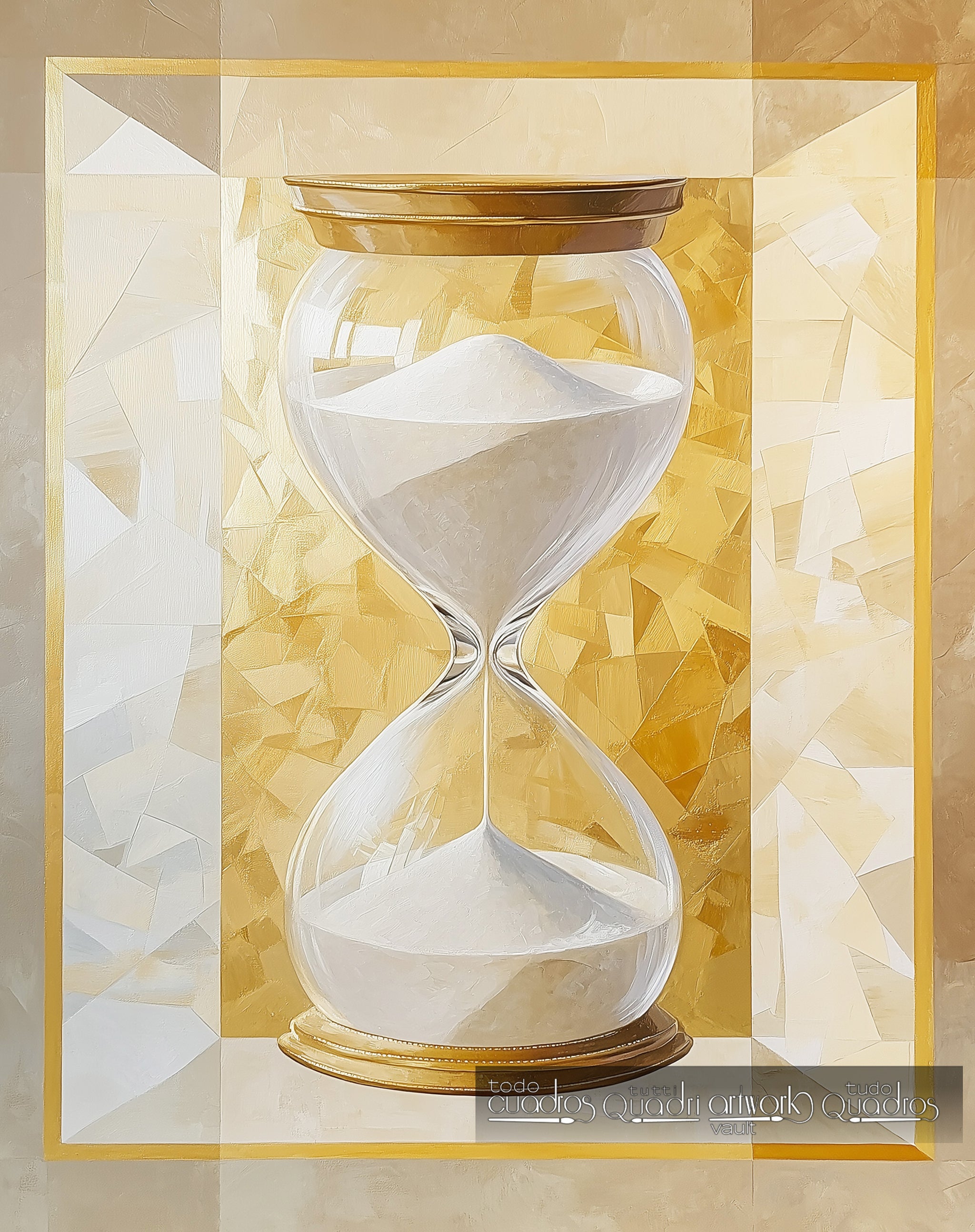 "Fragments of Time," decorative oil painting for bedrooms