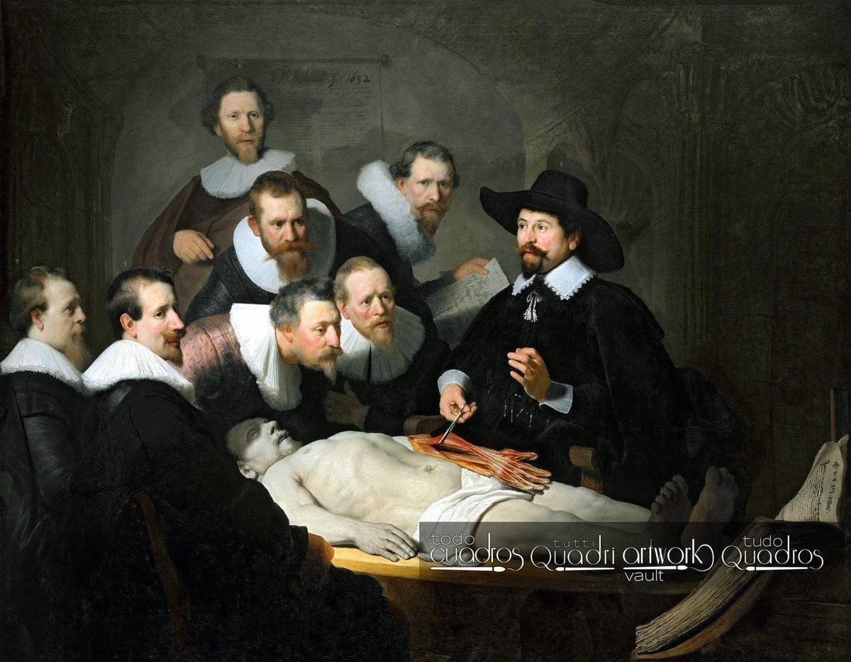 "The Anatomy Lesson of Dr Nicolaes Tulp" by Rembrandt.