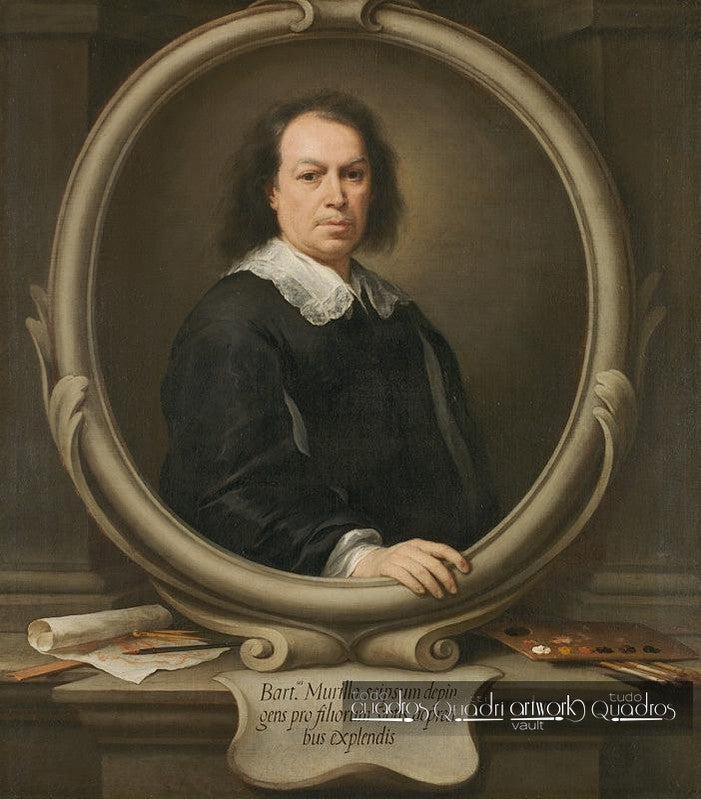 Self-portrait of Murillo, a naturalist painting by the painter.