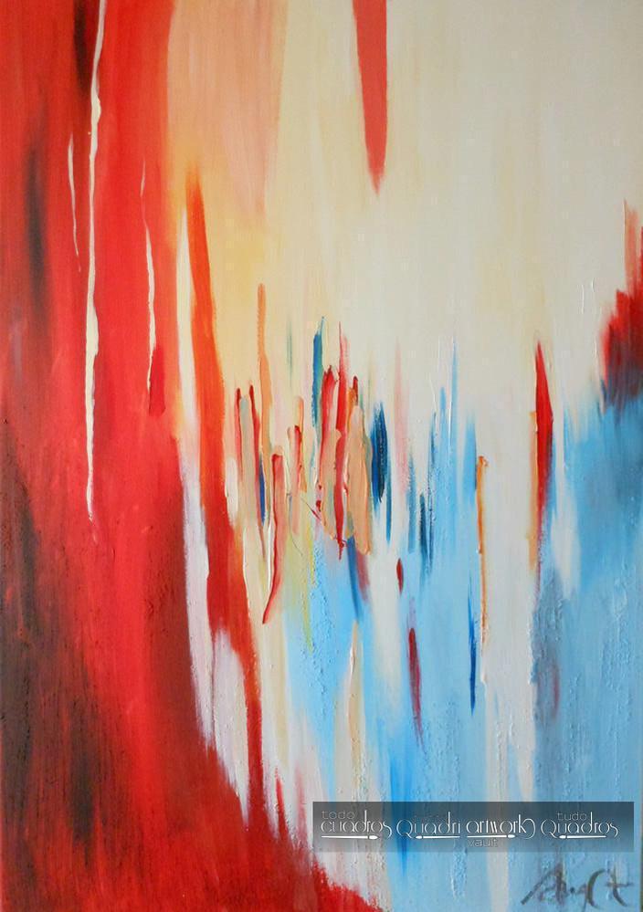 Painting "Savannah", abstract art on canvas by A. Croxatto.